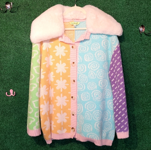 DAVI & DANI | Jackets & Coats | 69 Nwot Davidani Colorblock Cardigan ...